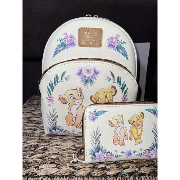 Loungefly | Bags | Loungefly Disney The Lion King Simba Nala Floral ...